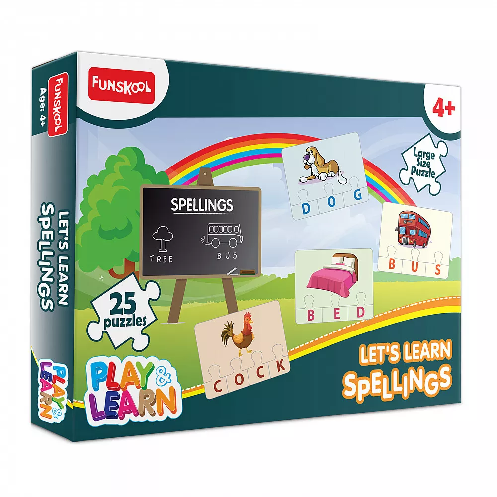 Buy Let's Learn Spellings Puzzle only at SHPAZZ